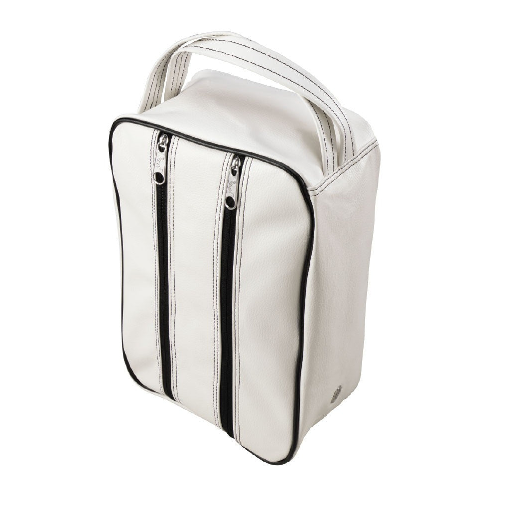 Classic Shoe Bag - White – Jones Golf Bags