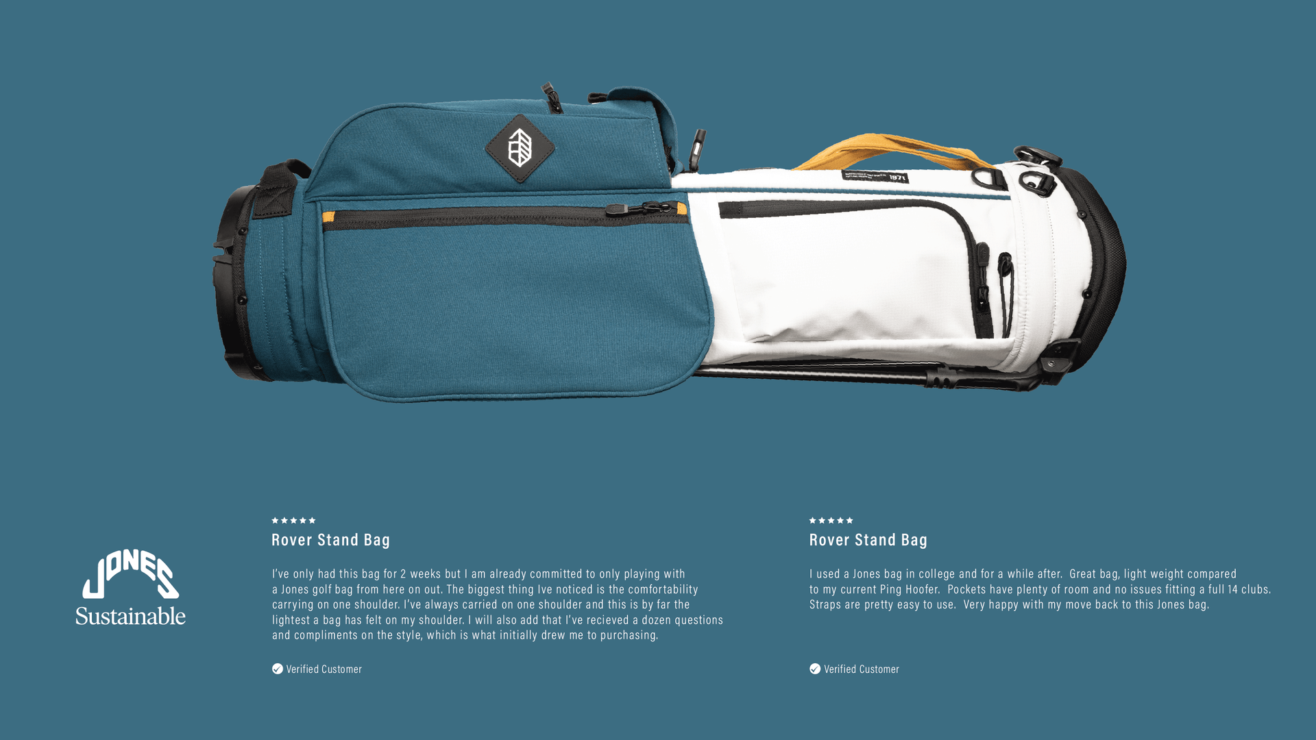 Rover Stand Bag – Jones Golf Bags